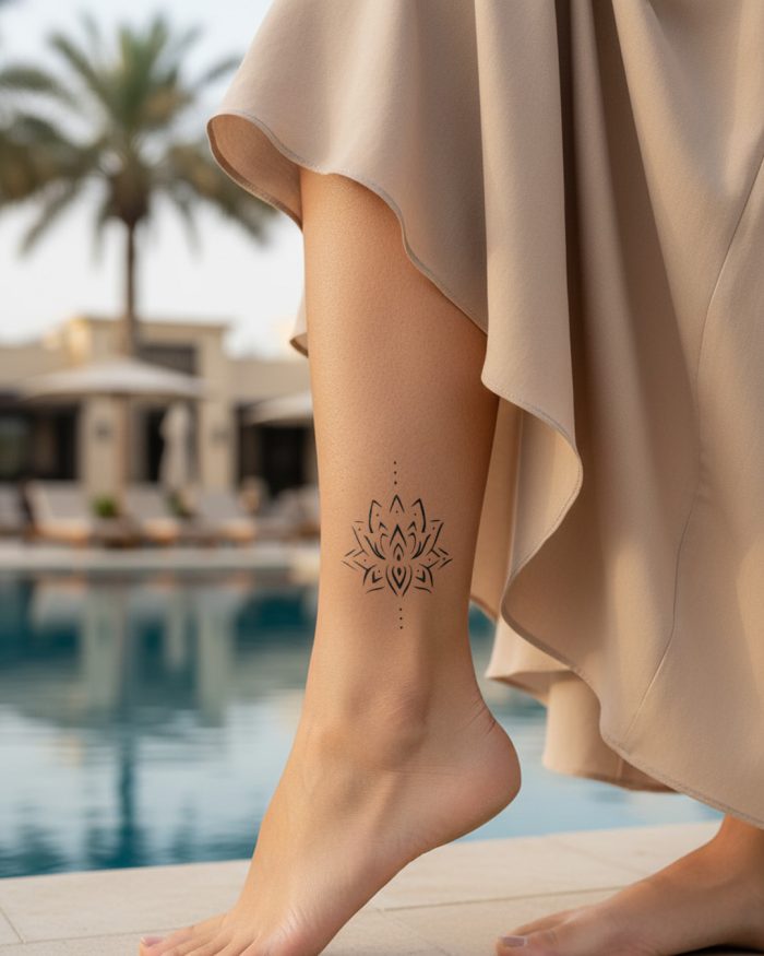 Bloom from Within Temporary Tattoo | Floral Design | Le Inka